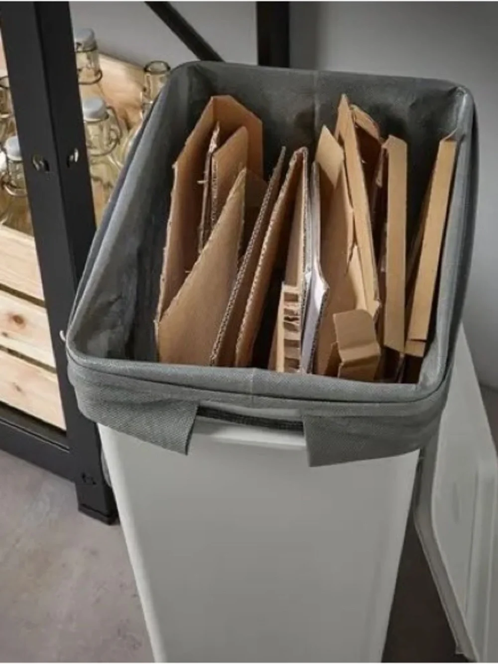 IKEA | Other | Ikea Ajss Recycling Storage Bag Dark Gray Reusable Waste ...